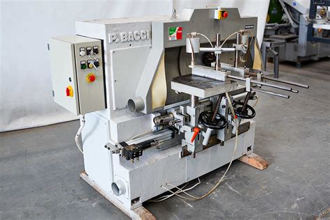1 X P Bacci Round End Tenoner Pre Owned T39u Gfp Machines