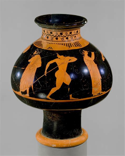 Attributed To Oltos Terracotta Psykter Vase For Cooling Wine
