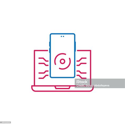 관리 컴퓨터 검사 노트북 전화 아이콘 모바일 개념 및 웹 응용 프로그램에 대 한 모바일 및 스마트폰 아이콘의 요소입니다 자세한