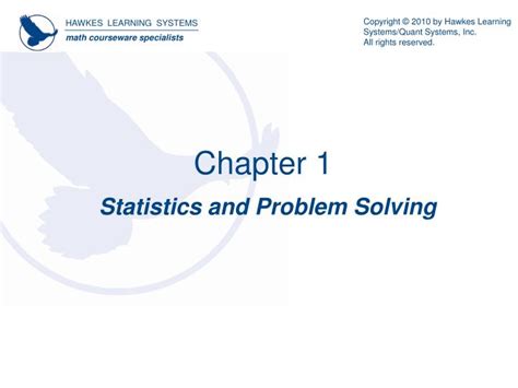 Ppt Statistics And Problem Solving Powerpoint Presentation Free