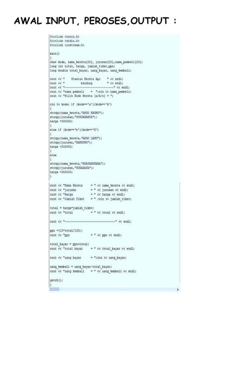 Soal Program Borland C Stasiun Kereta Api Pdf