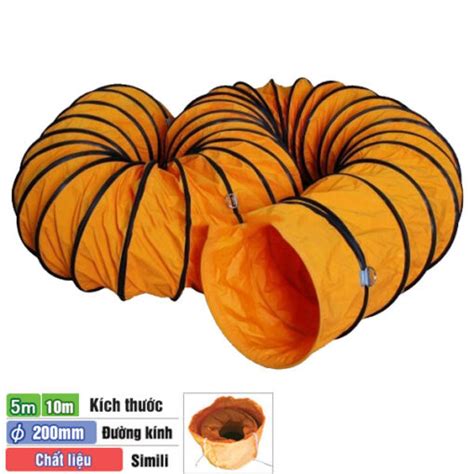 Ống Gió Mềm Quạt Hút Simili Phi 200 Giá Sỉ Tận Kho
