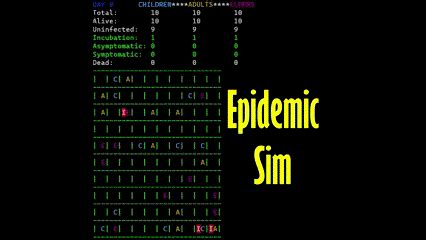 Epidemic Environment Simulation By Wotatoaster