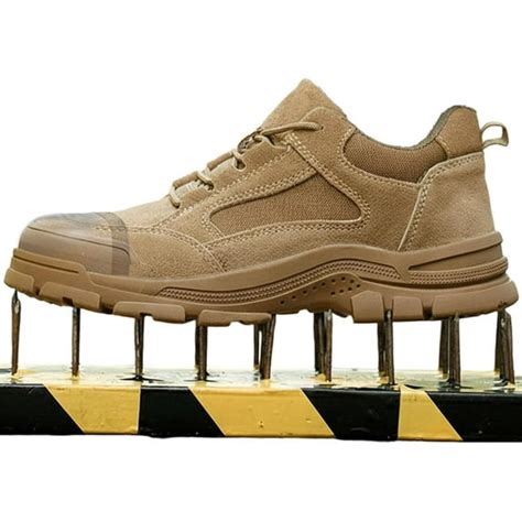 Steel Toe Work Boots For Men Industrial Grade Safety Shoes Anti Slip