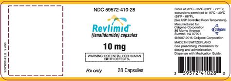 Revlimid FDA Prescribing Information Side Effects And Uses