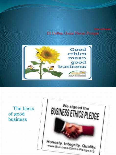 Ethics Power Point Pdf Corruption Bribery
