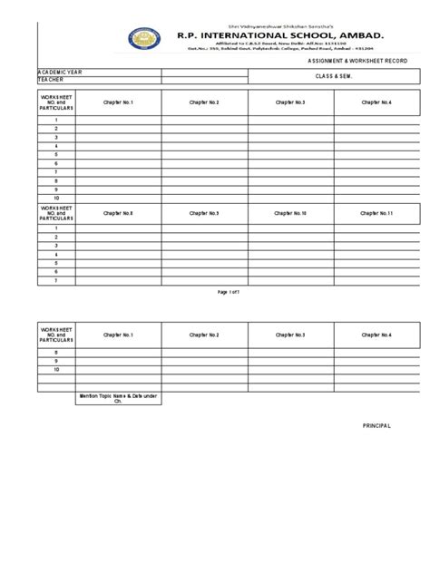 6 Assignment Worksheet Record Pdf Chess Theory Chess