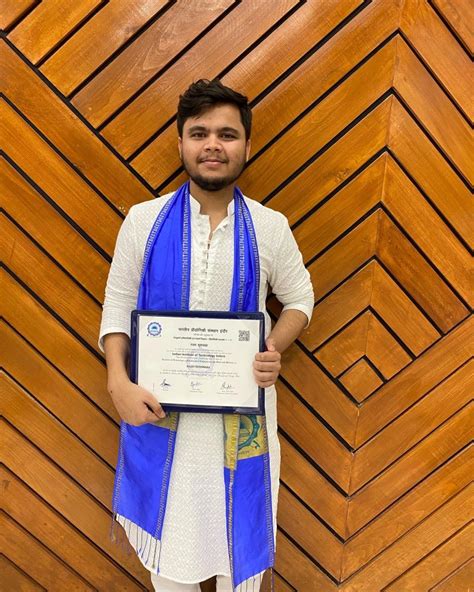 Rajat Kushwaha On Linkedin Iit Convocation