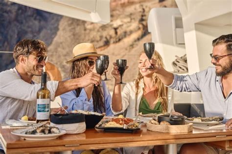 Santorini Caldera Classic Catamaran Cruise W Meal And Drinks Travel