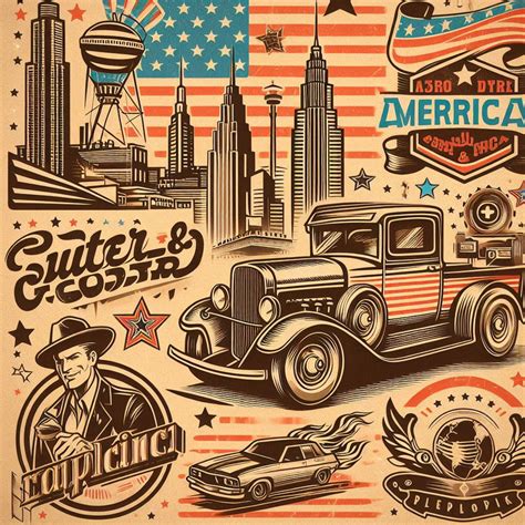 Retro American By Rkaia On Deviantart