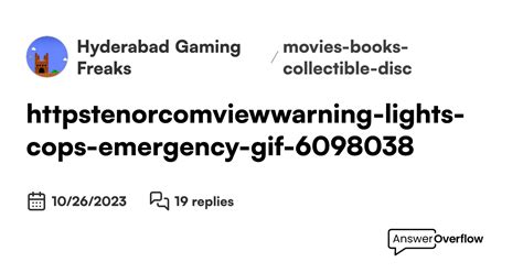 Viewwarning Lights Cops Emergency  6098038 Hyderabad Gaming Freaks🎮🇮🇳