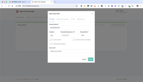 轻松管理反向代理：nginx Proxy Manager 详解