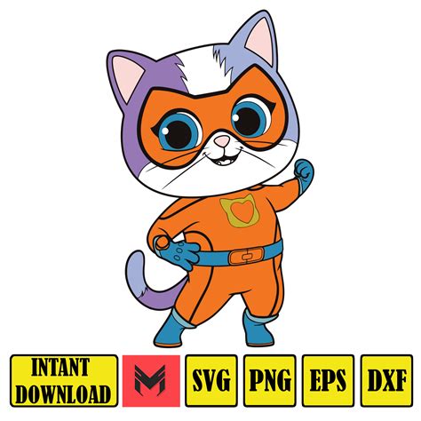 Superkitties Svg Png Dxf Jpeg Pdf Buddy Super Kitty Png Inspire Uplift