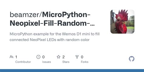 Github Beamzermicropython Neopixel Fill Random Color Micropython