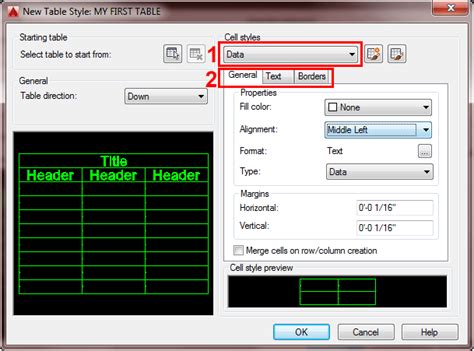 Formatting Data Tables AutoCAD Tutorial And Videos