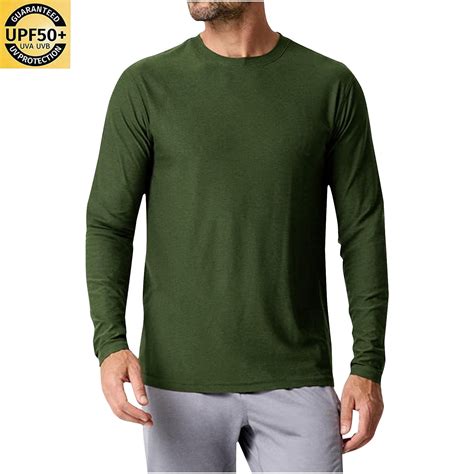 Dovford Mens Upf 50 Uv Sun Protection Shirts Outdoor Long Sleeve Spf
