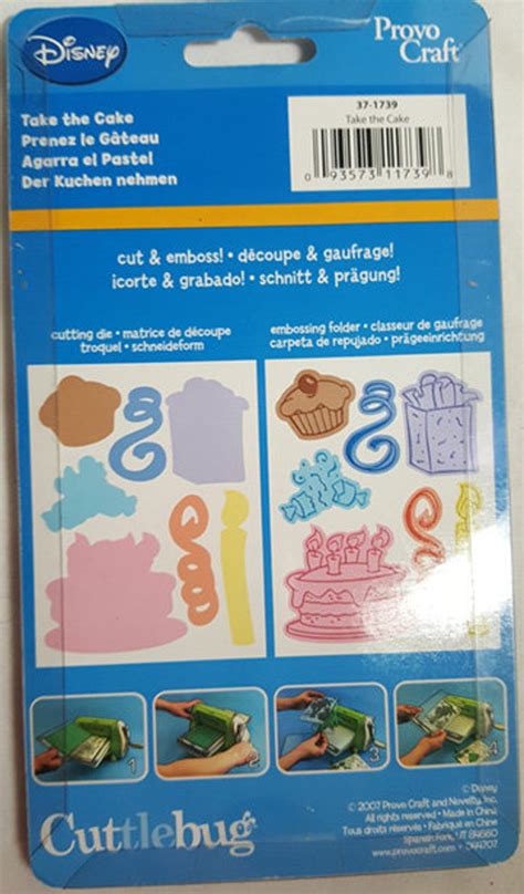 Cuttlebug Disney Mickey Mouse Celebrations Cut And Emboss Provo Etsy