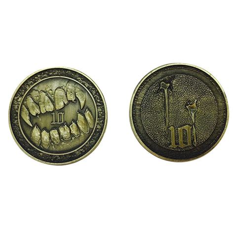 Adventure Coins Vampire Metal Coins Set Of 10 Coin Set Coins Coin