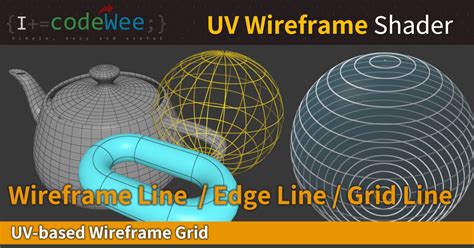 Uv Wireframe Shader Vfx Shaders Unity Asset Store