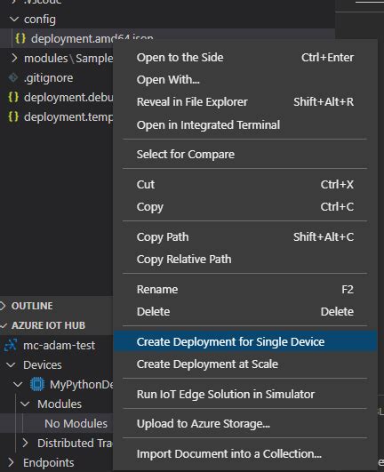 Create Deployment For Single Device Not Working · Issue 1006