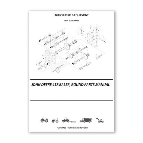 John Deere 458 Baler Round Parts Manual