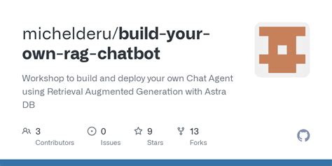 GitHub Michelderu Build Your Own Rag Chatbot Workshop To Build And Deploy Your Own Chat Agent