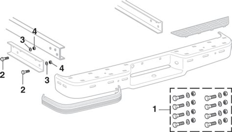 19821993 Chevy S10 And Gmc S15sonoma Rear Step Bumper Hardware Kit