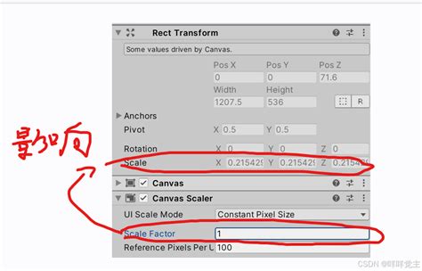 Unity Ugui 之 Canvas Scalerunity Canvas Scaler Csdn博客