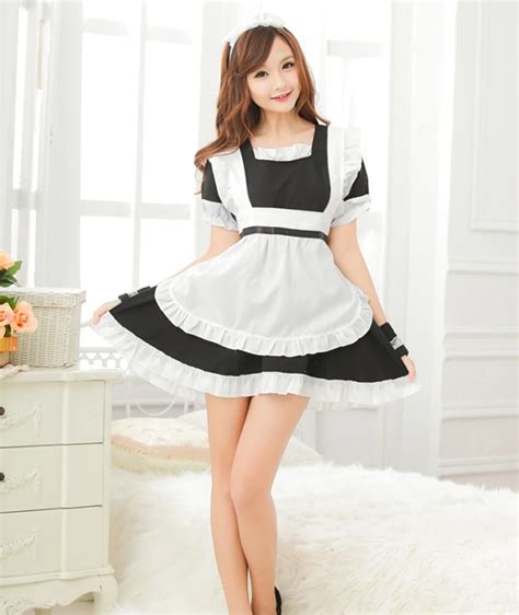 S M L Xl Plus Size High Qualit Sexy French Maid Costume Classic