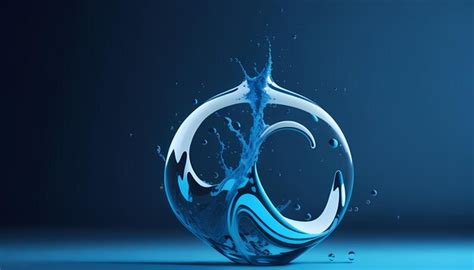 Premium Ai Image Dynamic Delight Vibrant Bubbles And Splashes For Engaging Powerpoint