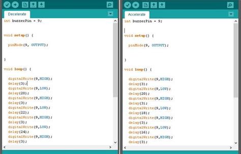 Arduino Code For The Primer Left And Effector Right Pulse Patterns Download Scientific