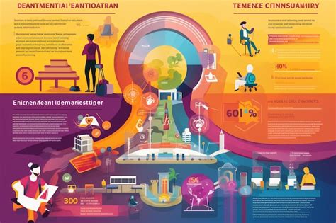 Premium Photo Colorful Infographic Showcasing Various Employee
