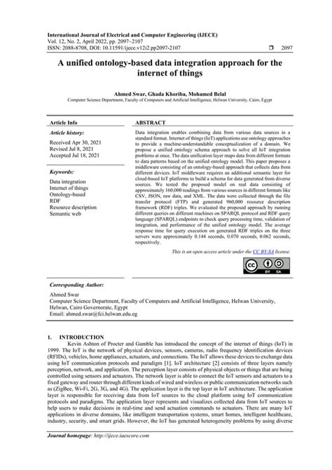 A Unified Ontology Based Data Integration Approach For The Internet Of