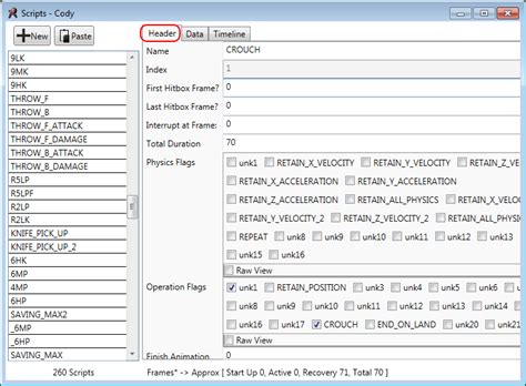 Scriptsheader Ono Editor