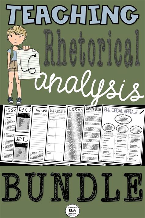 Rhetorical Analysis Essay Example Outline Activities Appeals Digital Bundle