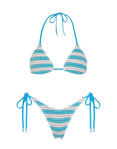 Vinca Etta Terry Towelling Triangle Bikini Set