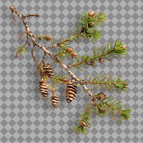 Western Red Cedar Branch Scale Like Flat Leaves That Overlap Isolated Western Red Cedar Branch Scale Like Flat Leaves That Overlap Isolated
