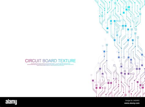 Technology Abstract Circuit Board Texture Background High Tech