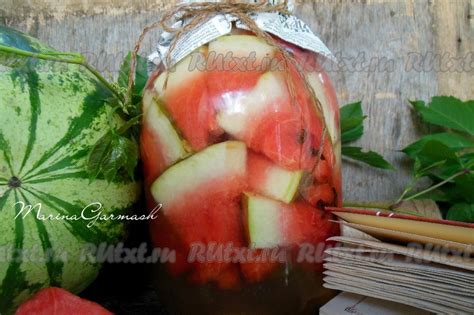Рецепт маринованных арбузов в банках на зиму 11 фото в рецепте