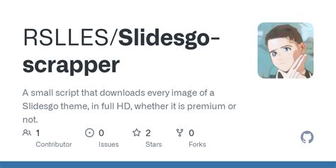 Github Rsllesslidesgo Scrapper A Small Script That Downloads Every Image Of A Slidesgo Theme