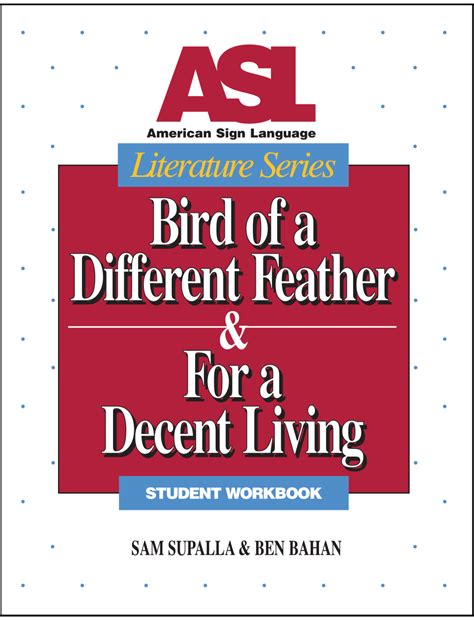 Asl Literature Series Student Workbook Set Dawn Sign Press