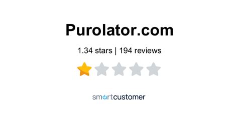 Purolator Reviews Read 194 Customer Reviews Of Purolator Smartcustomer