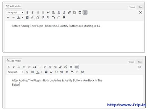 How To Re Add Underline And Justify Buttons In Wordpress 47