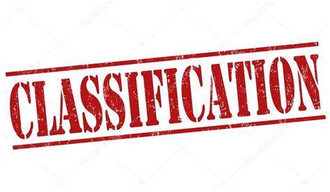 Classification Sign Or Stamp Stock Vector By ©roxanabalint 117049592