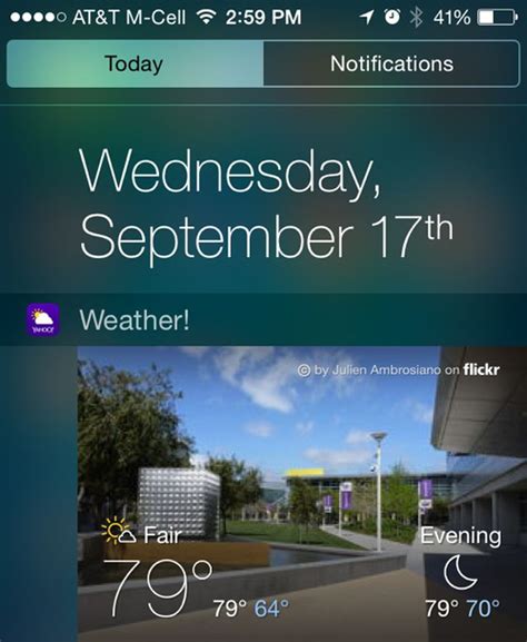 Comprehensive List Of Ios 8 Apps With Notification Center Widgets Macrumors