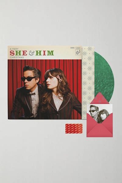 She And Him A Very She And Him Christmas Limited Lp Urban Outfitters