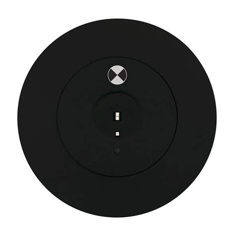 X W LED Spitfire Emergency Light Round Recessed Downlight Black D Krona