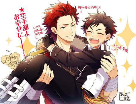 Nagumo Tetora Yuuki Makoto And Kiryu Kuro Ensemble Stars Drawn By