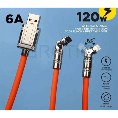 Jual Tr Kabel Data Rotary A W Bisa Putar Derajat Support Super Vooc Dan Fast