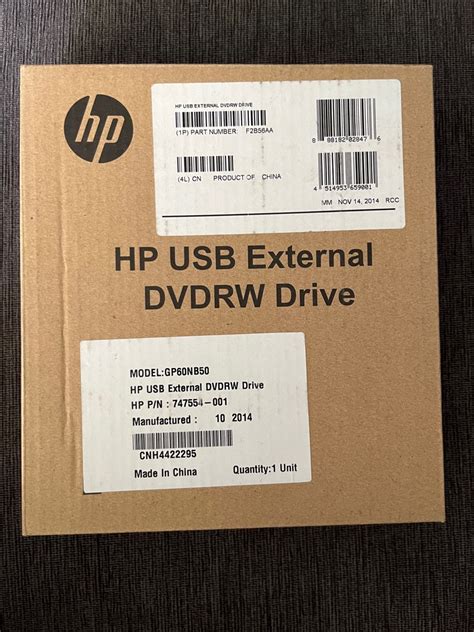 HP USB External DVDRW Drive Computers Tech Parts Accessories Computer Parts On Carousell